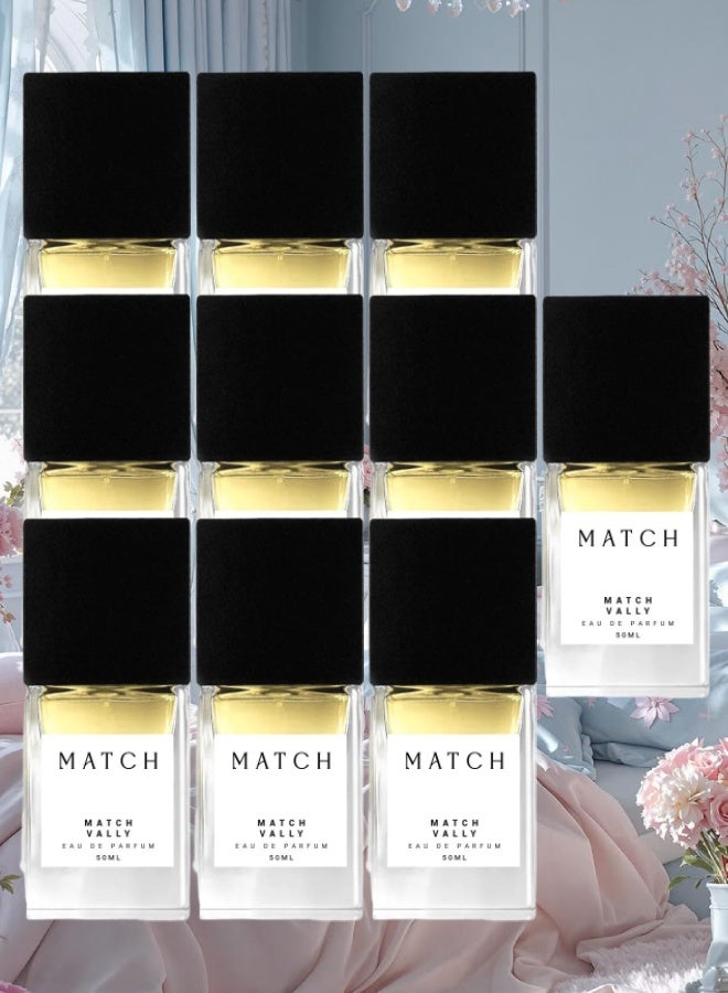 Match 10 Pieces Match Vally Perfume 50ML | Best Price KSA | Riyadh, Jeddah