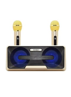 SDRD Microphone 2 in 1 Family Portable Wireless Live Dual Bluetooth ...