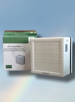 Super Vent 8 INCH AUTO SHUTTER EXTRACT FAN WITH BEARING PURE COPPER ...