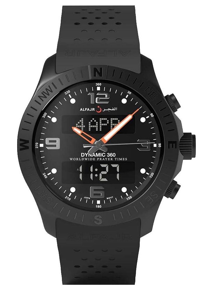 Al Fajr Al Fajr Dynamic 360 Analog+Digital Rubber Strap Watch - WH-24 ...