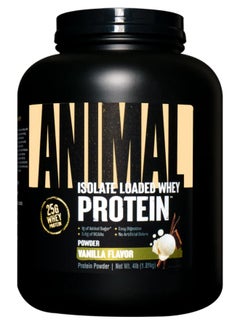 UNIVERSAL NUTRITION Animal Whey Isolate Loaded Whey Protein Vanilla ...
