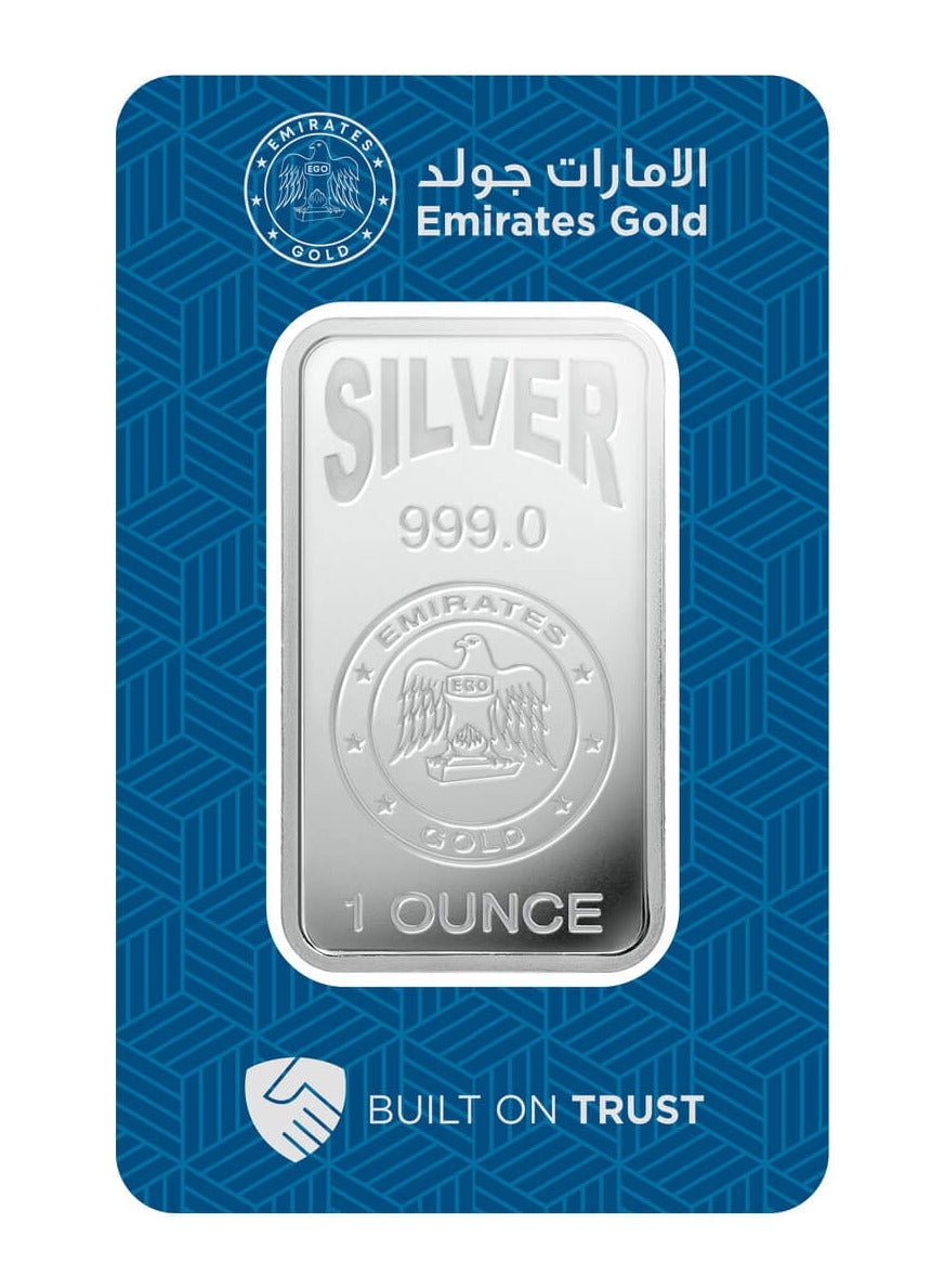 Emirates Gold Emirates | 31.103g Pure Silver Bar 999 - 1 Ounce | Best ...