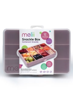 melii Snackle Box - 12 Compartment Snack Container With Removable ...