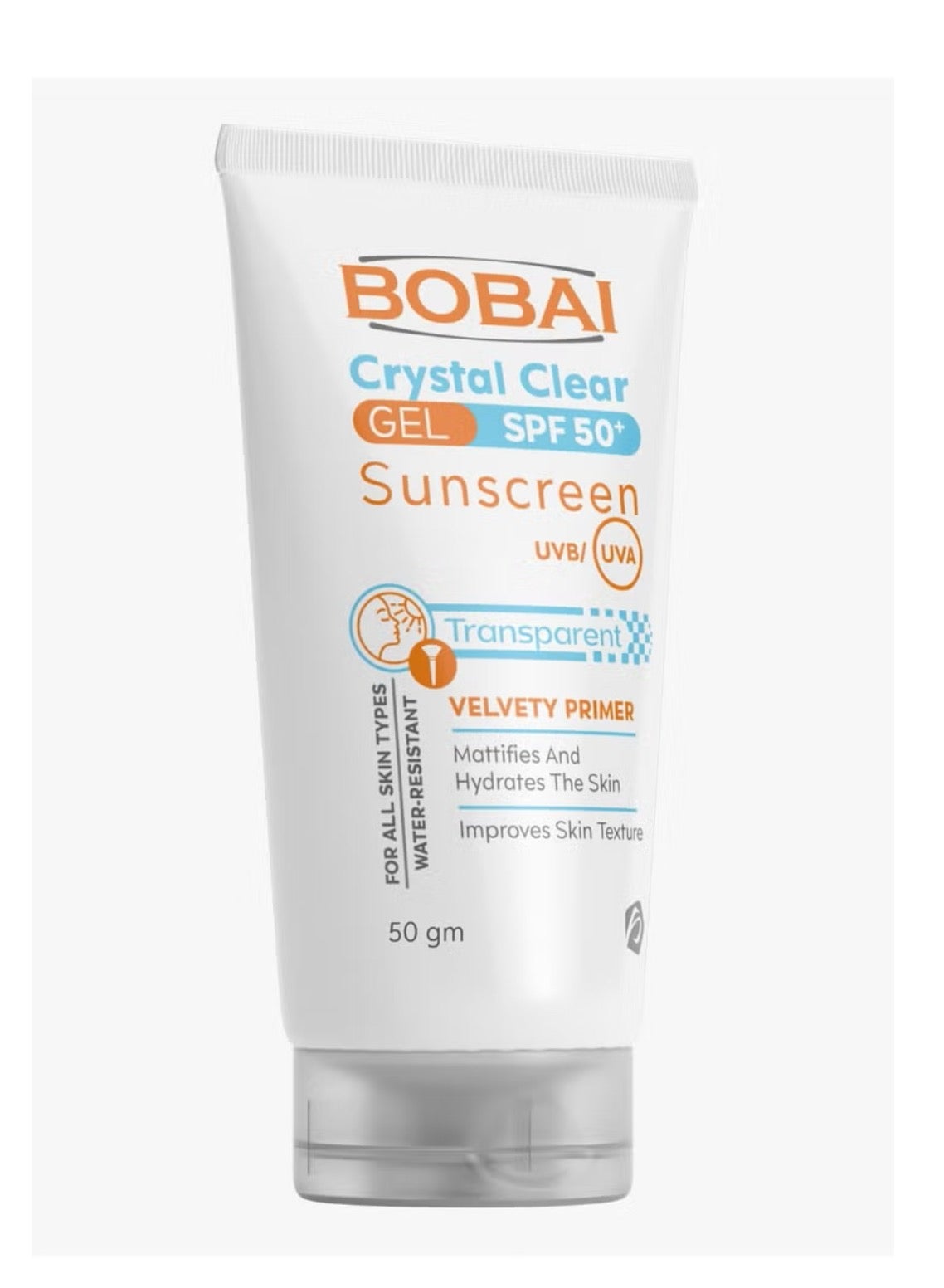 bobai Bobai Crystal Clear Gel SPF 50+ Sunscreen 50g | Best Price Egypt | Cairo, Giza