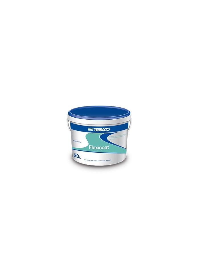 TERRACO Flexicoat Acrylic Elastomeric Roof Waterproof Coating – 18kg ...