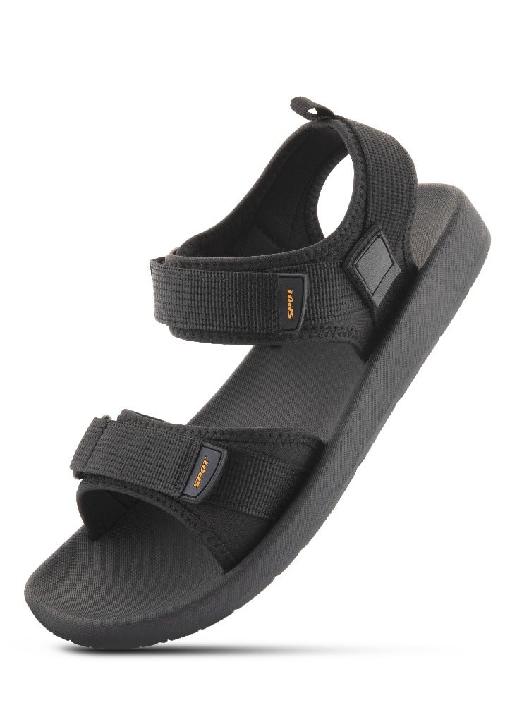spot Spot Stylish Sandals For Men | Men Sandals SS-7650 Black | Best ...