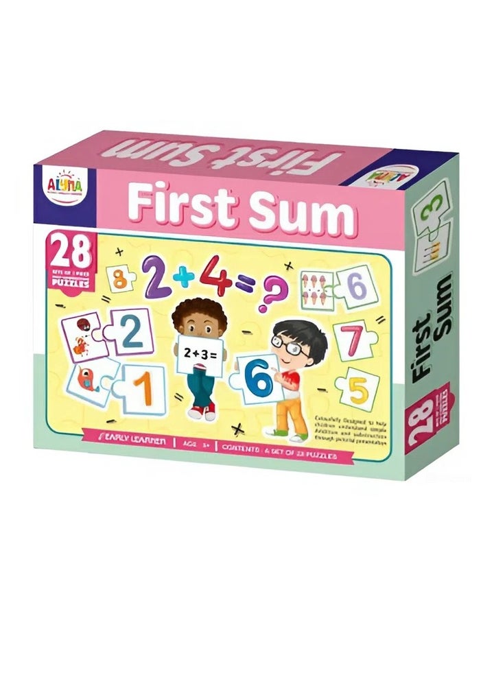 Buy Ankit Toys First Sum Jigsaw Puzzle with Addition & Subtraction ...