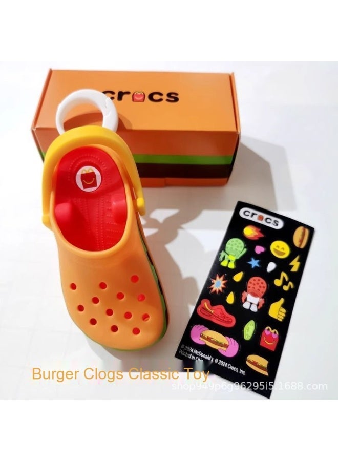 Generic McDonald's x Crocs Clog Keychain - French Fry and Burger Charm ...