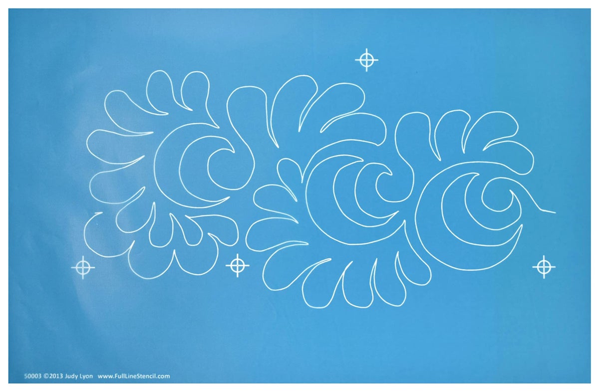 Full Line Stencil Full Line Stencil Interlocking EL Dorado Edge to Edge ...