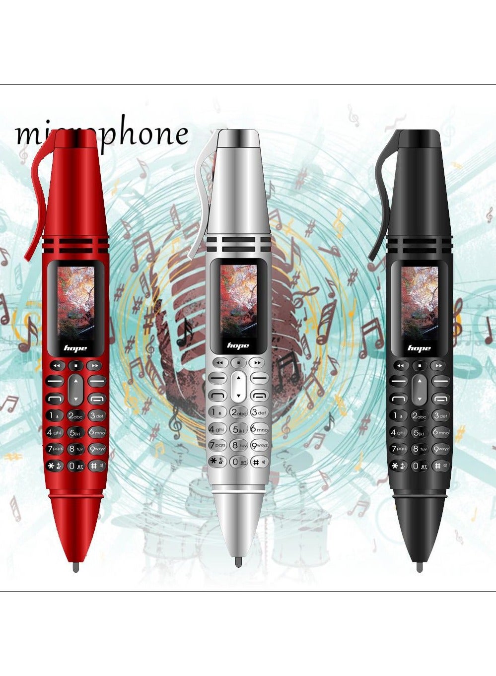 Hope Hope Pen Mini Cellphone – GSM Dual SIM Mobile Phone with Camera ...