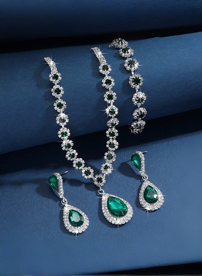 Generic Luxury 3-piece French casual style jewelry set featuring ...