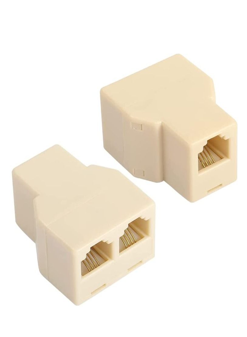 RACO RACO Portable RJ45 Two Way Splitter Connector CAT5 CAT6 Ethernet ...