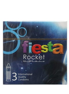 FIESTA Fiesta Rocket - Ribbed & Dotted Condoms - Pack of 3 Pcs Egypt ...