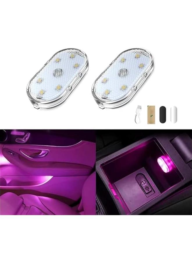 HOOKOR Car LED Lights, Interior Portable Small Incar LED Touch Lights ...