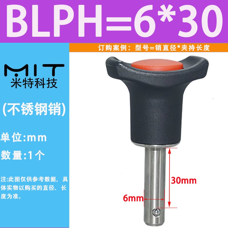 Generic Blp-Sus Quick Release Pin Indexing Positioning Pin Steel Ball ...