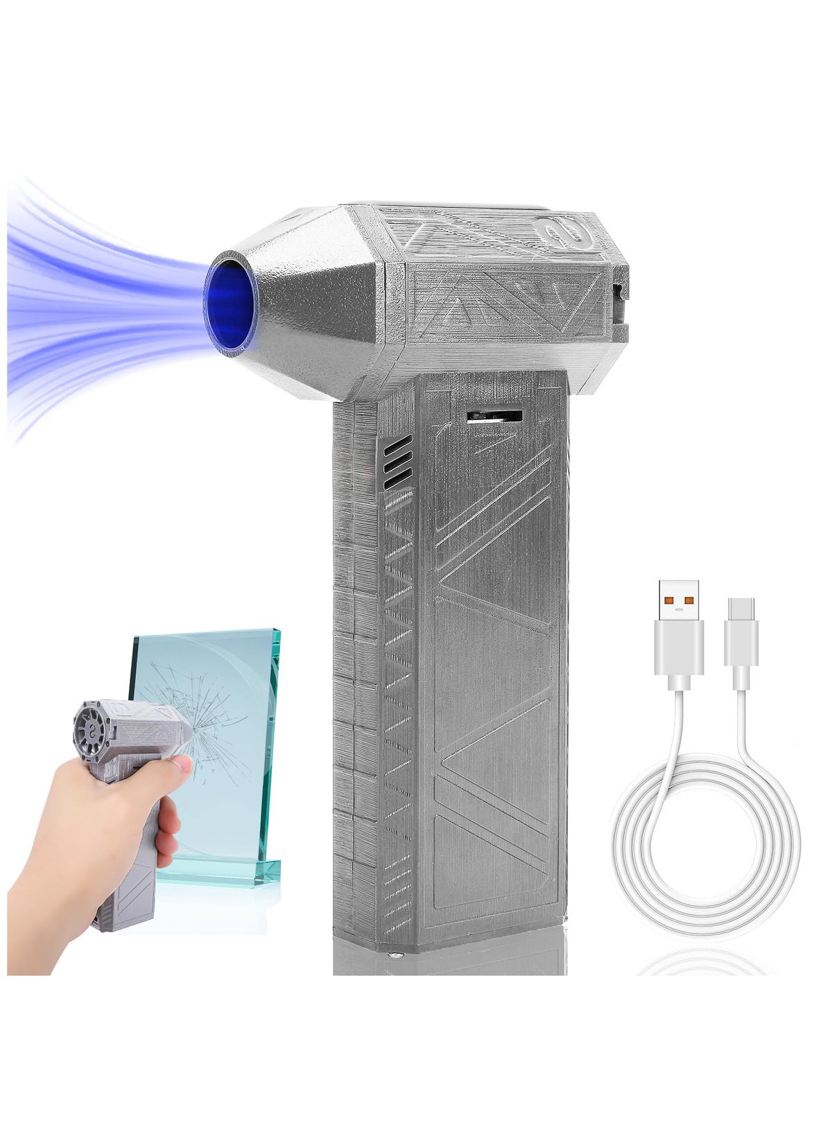 Gale Force S Jet Dry Mini Blower, 130000 RPM Portable Mini Jet Blower ...
