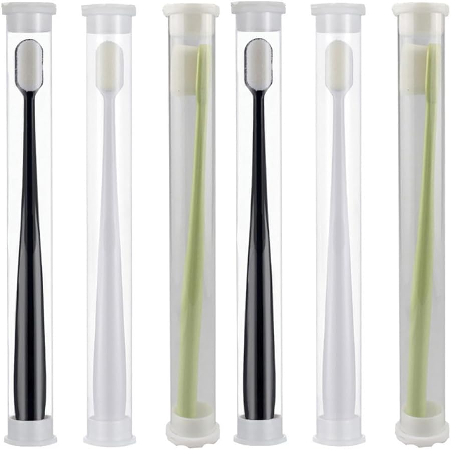 Generic Superfine Soft Bristle Toothbrush Set 6Pcs Micro Nano Manual ...