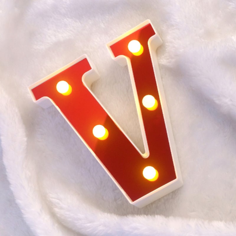 Generic 26 English Small Letter Lights Led Modeling Lights Wedding ...