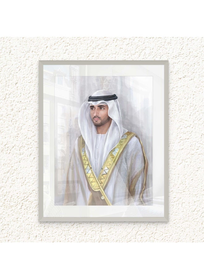 Art Decor Art Decor Framed Fine Art of Sheikh Hamdan Bin Mohammed Bin ...