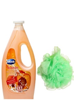 Mink Mink Shower Gel & Shampoo With Peach & Yoghurt 1400 Ml + Lofa ...