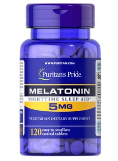 Puritan's Pride Extra Strength Melatonin 5 mg 120 Capsules | Best Price ...