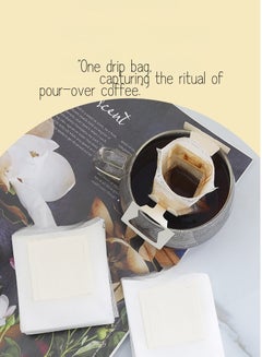 Generic 100pcs Hanging Ear Design Portable Coffee Filter Bag Paper ...