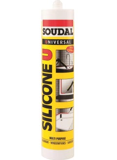 Soudal Silicone U Anti Fungus Multipurpose Black 280ml KSA | Riyadh, Jeddah
