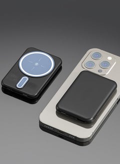 Generic Magnetic Battery Wireless Power Bank Fast Charging 5000mAh ...