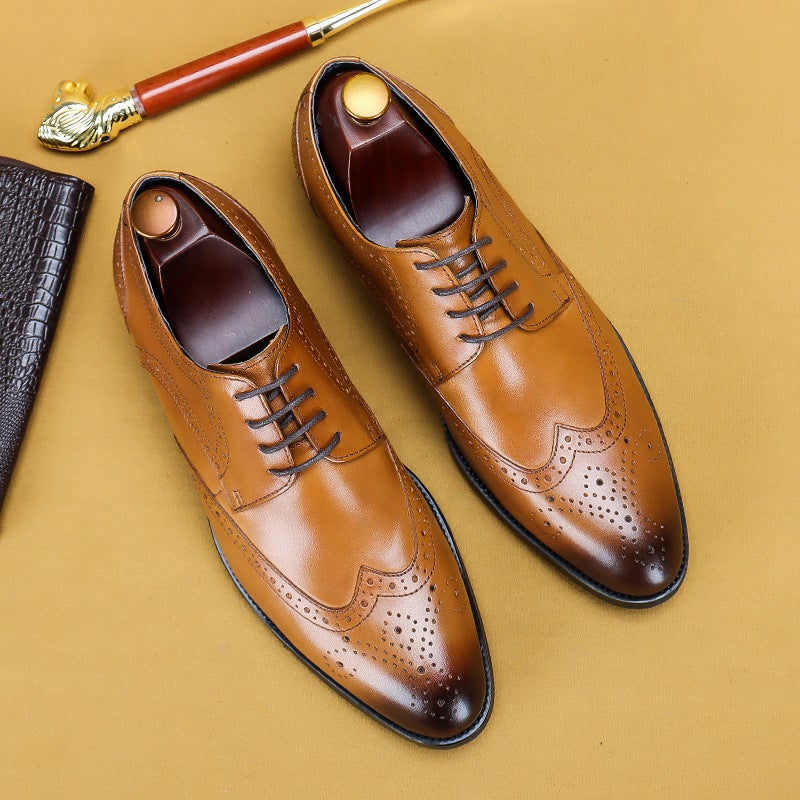 Generic [Active] Formal Large Size Wedding Shoes Men'S Carved Brogue ...