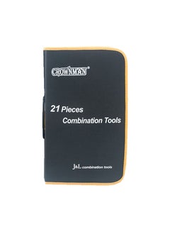 تسوق Crownman و21-Piece Hand Tools Set Yellow And Black أونلاين في السعودية