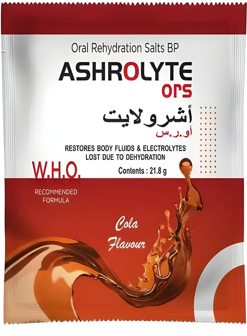 Buy ASHROLYTE ORS Cola Flavoured Oral Rehydration Salts BP 1 Sachet 21 ...