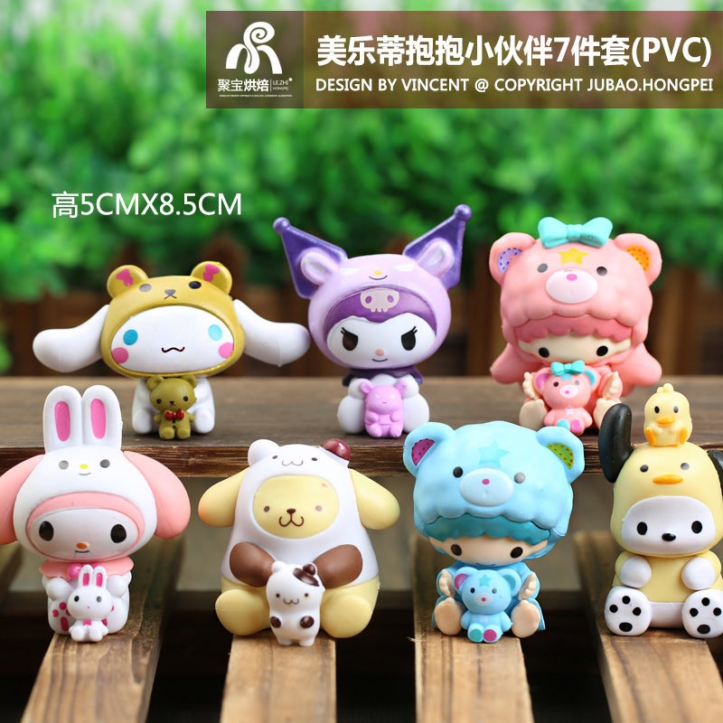 Generic Blind Box Figure Japanese Style Cartoon Sheep Melody Kt Cat ...