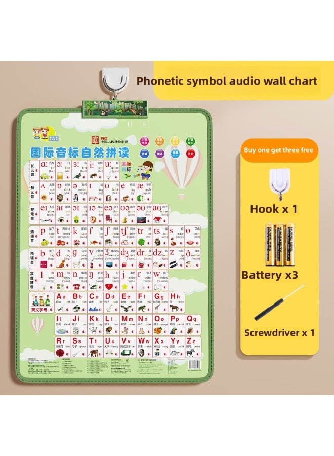 Generic 26 English Alphabet 48 International English Label Voice Wall ...