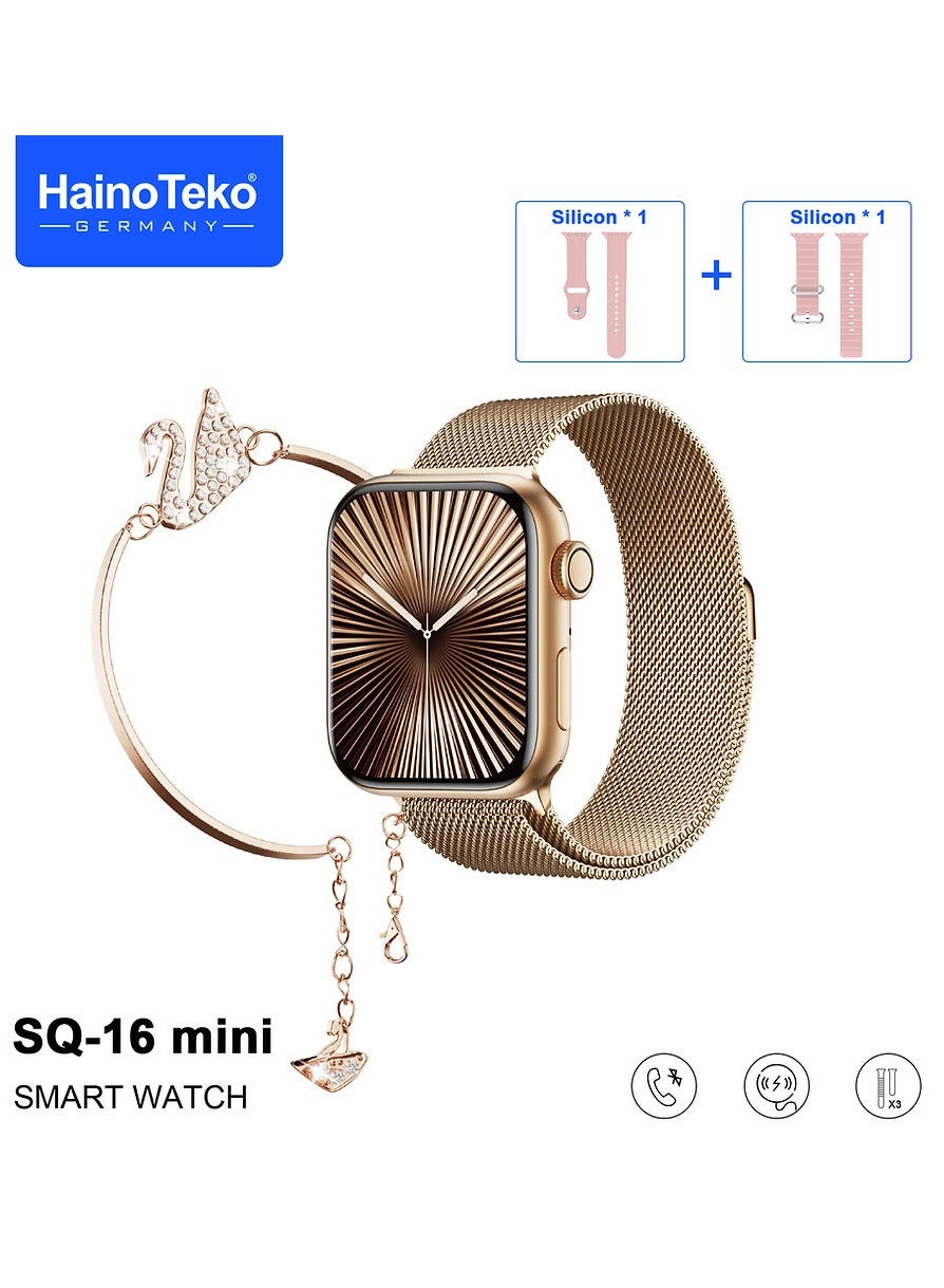 Haino Teko HainoTeko SQ-16 Mini Series 10 AMOLED Display Smart Watch ...