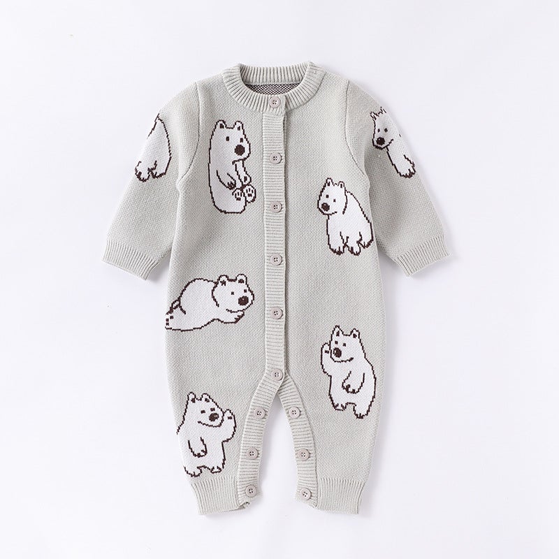 Generic Baby Clothes Men And Women Baby Cute Bear Sweater Climbing ...