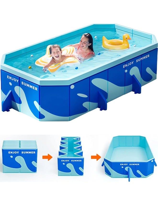 TAPIT Swimming Pool for Kidsfoldable Non-inflatable Kids' and Adults ...