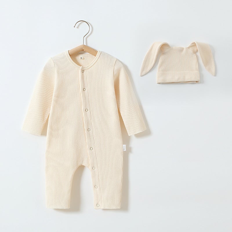 Generic Baby's Long-sleeved One-piece Suit Pure Cotton Home Clothes ...