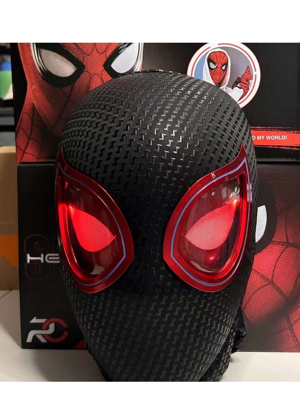 General Electric Fully Automatic Spider-Man Mask Moving Eyes, with eye ...