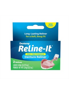 Dentemp Denture Reline Kit - Advanced Formula Reline It Denture Reliner ...