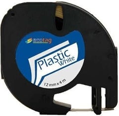 Dymo Letratag Compatible Plastic Label Transparent 12MM x 4 Meters ...