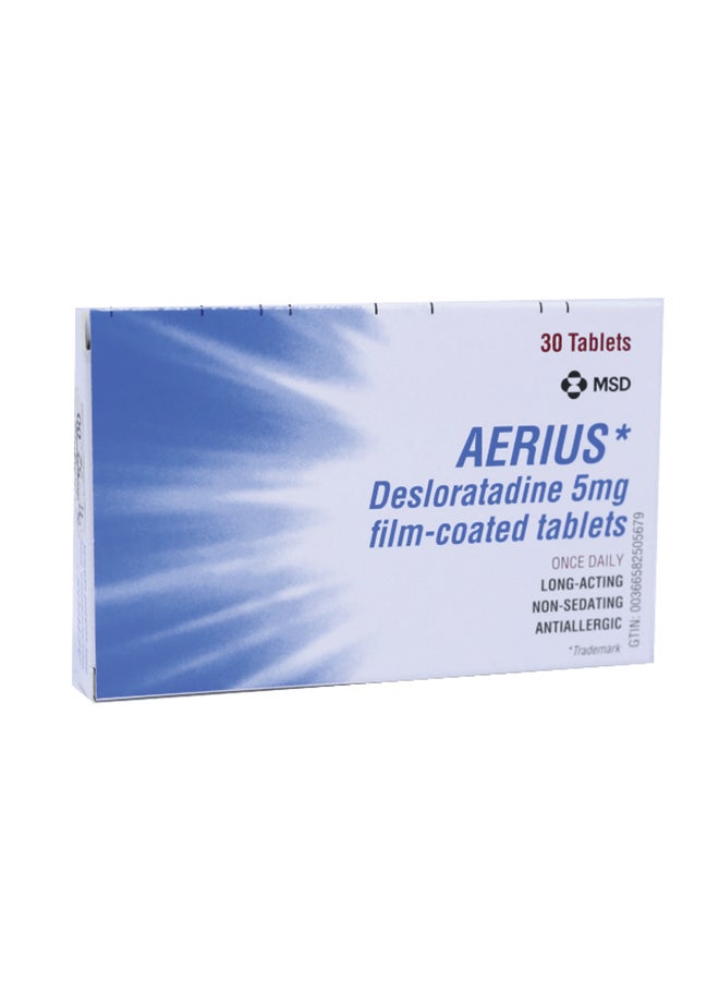 MSD Aerius 5Mg Tablets 30'S | Best Price UAE | Dubai, Abu Dhabi