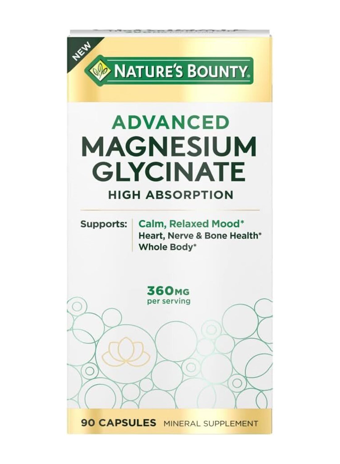 NATURE'S BOUNTY Advanced Magnesium Glycinate | Best Price UAE | Dubai ...