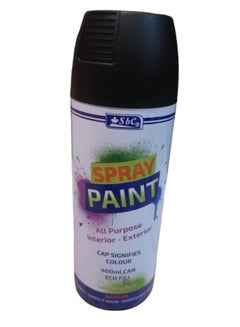 SBC All Purpose Spray Paint Matte Black 400ml KSA | Riyadh, Jeddah