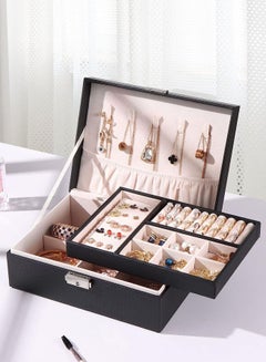 URbazaar Jewelry Box for Women Girls, 2 Layers Jewelry Organizer ...