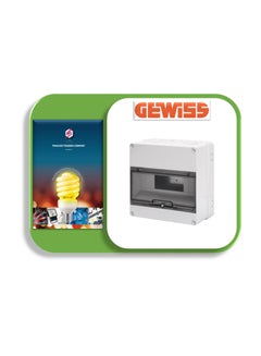 GEWiSS 12 Modules Weather Proof Surface Mount Enclosure Pre-arranged ...