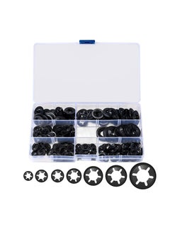 SYOSI 340PCS Push-On Starlock Washer Kit, 65Mn Steel Starlock Washers ...