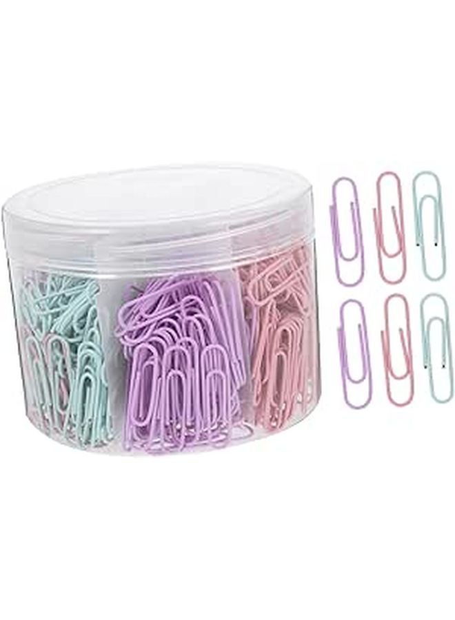 Generic Assorted Colorful Paper Clips Set 540Pcs Mini Decorative Metal ...