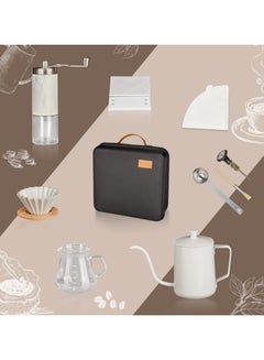 TEOTM V60 Coffee Maker Set 9 PCS Pour over Drip Coffee Maker Set with ...