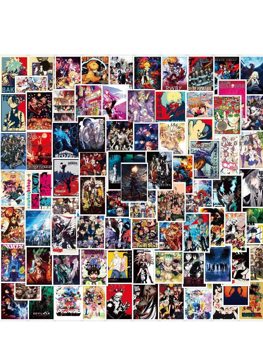 Stickers 50PCs Mixed Anime Stickers | Best Price Egypt | Cairo, Giza