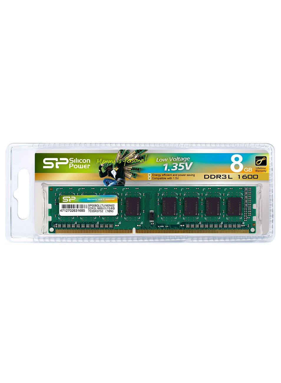 Silicon Power Ram DDR3L 8GB 1600MHz / 12800 For Desktop | Best Price ...